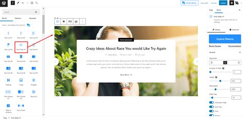 how to add featured slider in wordpress home page wpxpo