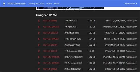 Decoding IPSW Beta Signed And Unsigned Versions Dr Fone