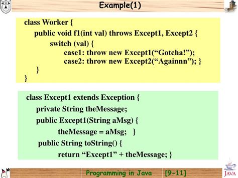 Ppt Exception Handling Powerpoint Presentation Free Download Id