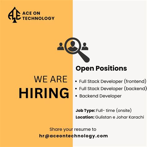 Ace On Technology On Linkedin Fullstackdeveloper Backenddeveloper Softwarehouse Itcompany
