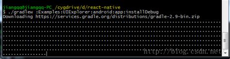 超详细windows版本编译运行react Native官方实例uiexplorer项目多图慎入cygwin运行react项目 Csdn博客