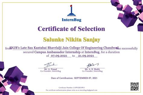 Nikita Salunke On Linkedin Intership Thank Internbug