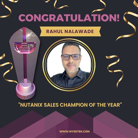 rahul nalawade on linkedin thank you to nutanix team for this