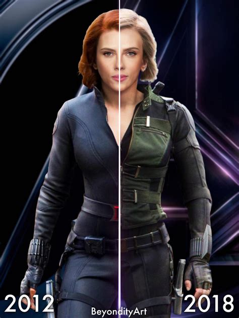 Black Widow Costume Comparison By Beyondityart On Deviantart