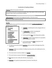Analyzing Plant Growth Graphing Lab Report Guide Course Hero