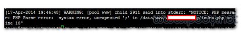 关于nginx下开启php fpm 输出php错误日志的设置 蔡志伟的博客 csdn博客