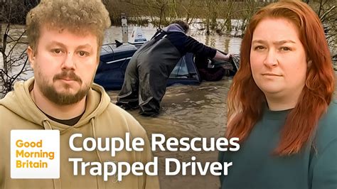 Youtuber Jamie Price And His Partner Rescue Trapped Driver From