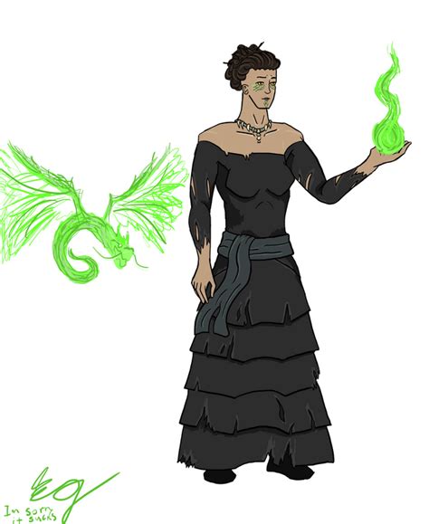 Rf Razel The Wildfire Druid Rcharacterdrawing