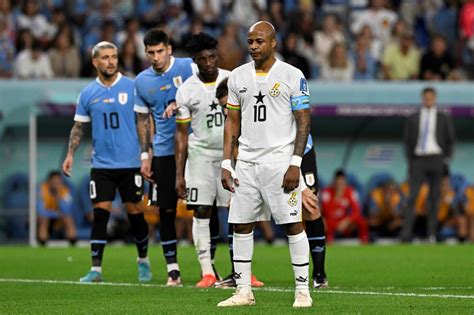 Andre Ayew Y Su Cambio Al Descanso En El Ghana Uruguay Su Hija Se