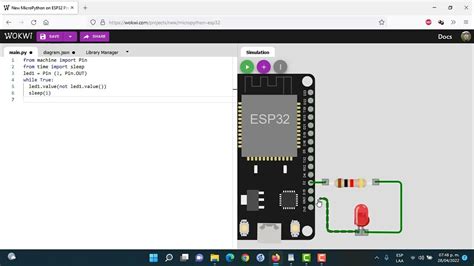 Simulador Esp32 Youtube