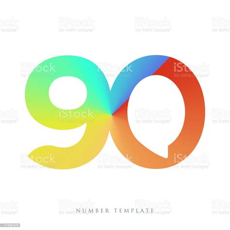 그라데이션 색상 추상 번호 템플릿입니다 기념일 번호 템플릿 격리 기념일 아이콘 레이블 기념일 기호 벡터 스톡 일러스트 레이 션 10에 대한 스톡 벡터 아트 및 기타 이미지