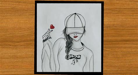Pencil Sketch Pencil Drawings Finger Heart Drawing For Beginners