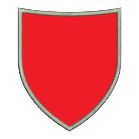 Shield Applique Machine Embroidery Digitized Design Pattern