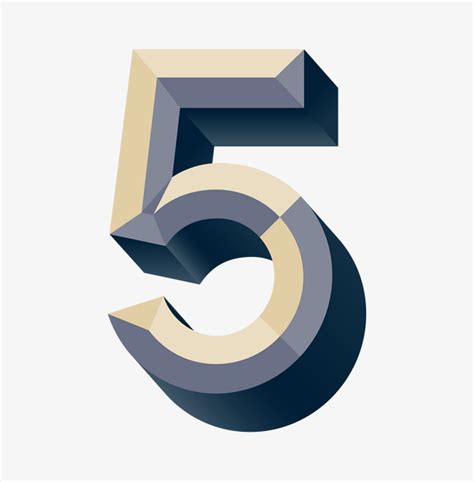 1到5的数字图片卡通 千图网