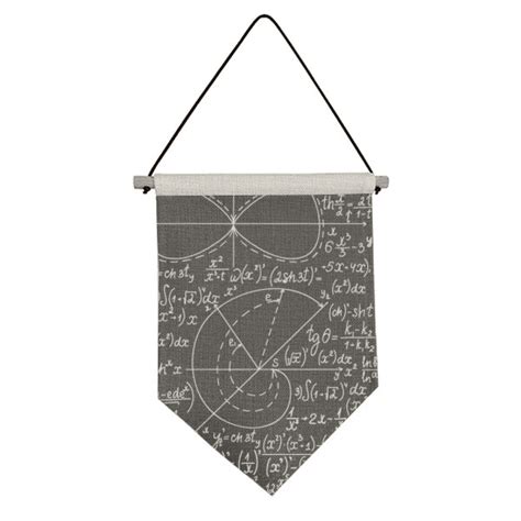 Formulas Science Calculus Canvas Flag Hanging Wall Art Decor Banner