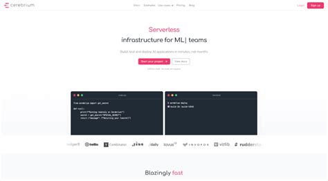 Cerebrium Serverless AI Infrastructure For Fast Affordable Deployments SeekTool Ai Directory