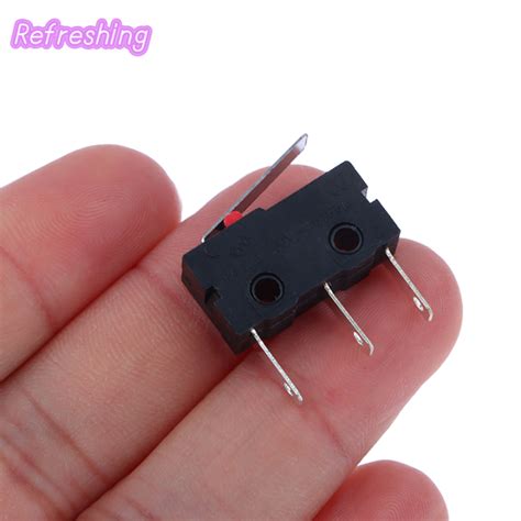 Refreshing 5PCS Long Foot Micro Switch 3Pin NO NC Mini Limit Switch 5A 250VAC KW12 Snap Action