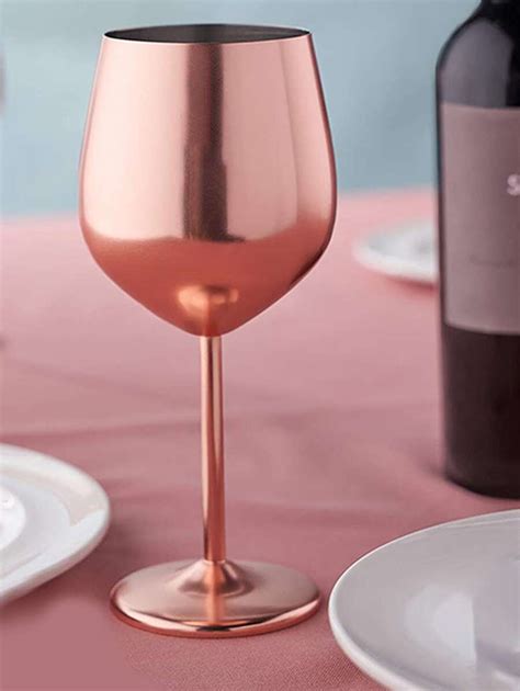 1pc Stainless Steel Wine Glass 500ml Cute Unbreakable Wine Glasses