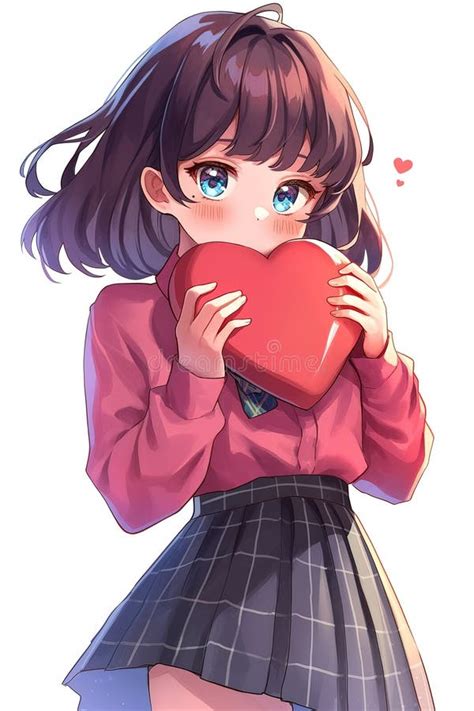 Heart Eyes Anime Girl