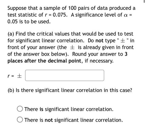 Solved Assume That The Given X Value Comes From Within The