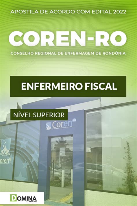 Apostila Concurso Coren Ro 2022 Enfermeiro Fiscal