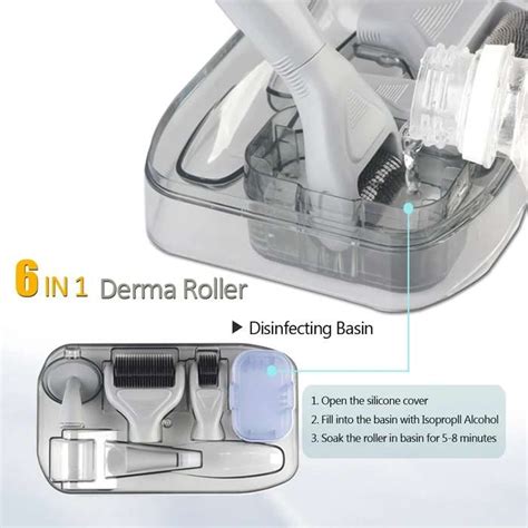 6 In 1 Derma Roller Kit Derma Rolling System