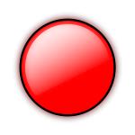 2 Red Sphere Blurred Reflection Free Svg