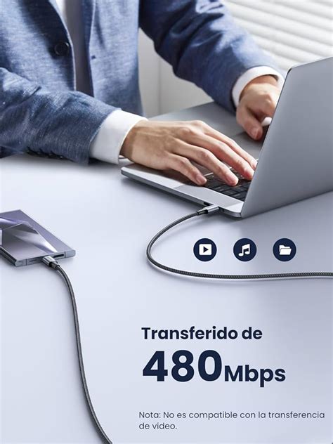 Ugreen Cable Usb C 2pack 60w Pd Cable Tipo C Carga 48 Off