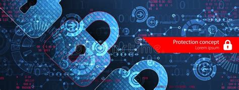 Personal Data Security Illustrates Cyber Data Or Information Privacy