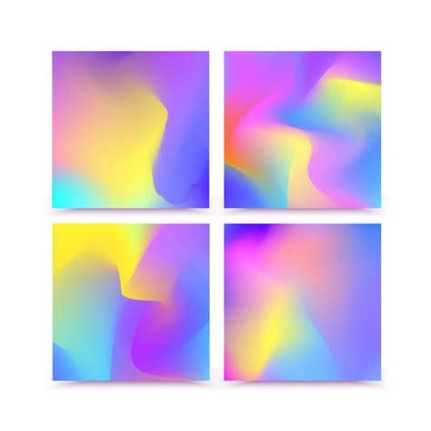 Premium Vector Abstract Blurred Gradient Mesh Background In Bright