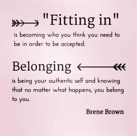 Understanding The Difference Between Fitting In” And Belonging” Will Joshua Pease