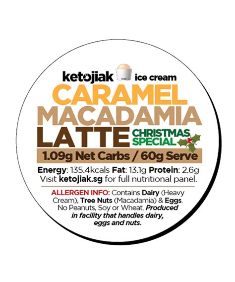 Caramel Macadamia Latte Ice Cream ⬩ Sugar Free Ultra Low Carb Ketojiak