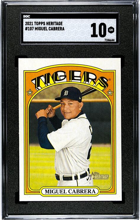 2021 Topps Heritage 107 Miguel Cabrera For Sale Online EBay
