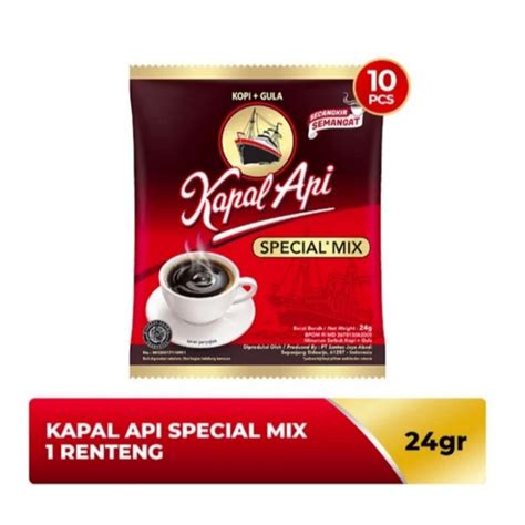 Jual Kopi Kapal Api Special Mix 1 Renceng Shopee Indonesia