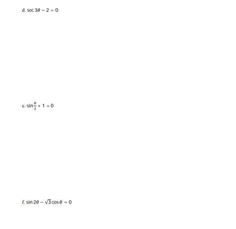 For Each Find All Solutions Then List All Solutions