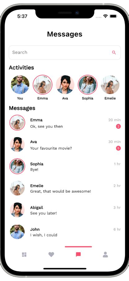 Tinder Like Dating App Flutter Ui Kit Find Your Date Instagram Like Chat And Story And More By