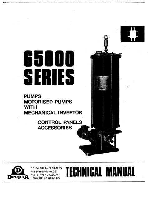 Dropsa 65000 Series Pumps Manual Pdf