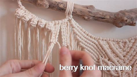 macrame berry knot pattern diy Макраме своими руками macrame patterns macrame tutorial