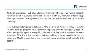 Ml Vs Dl PPT