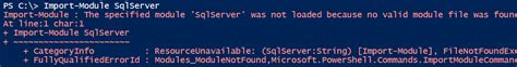 Sql Server Buddy The Specified Module Sqlserver Was Not Loaded