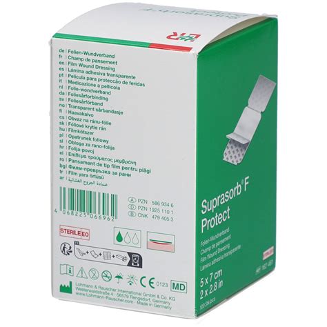 Suprasorb® F Protect Folien-Wundverband 5 x 7 cm 100 St - Shop Apotheke