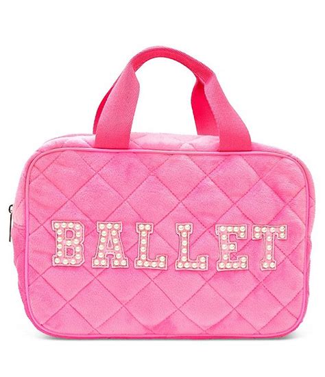 Iscream Girls Ballet Quilted Large Velveteen Cosmetic Bag Dillards