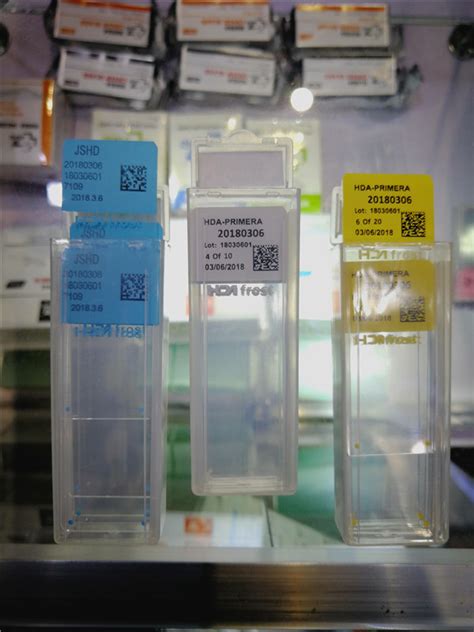 Hda Color Frosted Microscope Slides Printed By Primera News Jiangsu