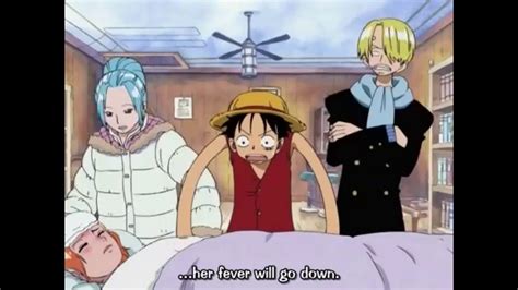 One Piece Luffy Tries To Cheer Sick Nami Up Youtube