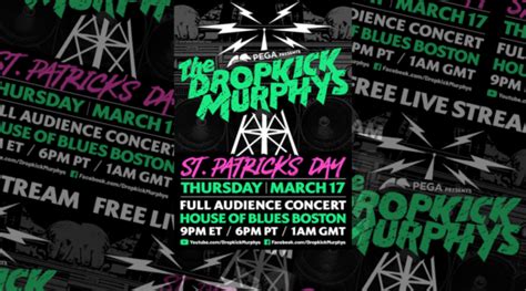 Dropkick Murphys Announce St Patrick S Day Tour