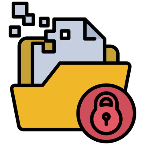 Encrypted File Free Security Icons