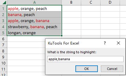 How To Color Or Highlight Certain Word In Cells In Excel