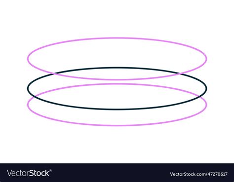Linear Rounded Element Royalty Free Vector Image