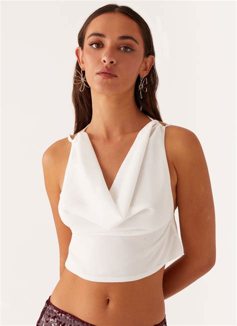 Suki Halter Top White Peppermayo Us