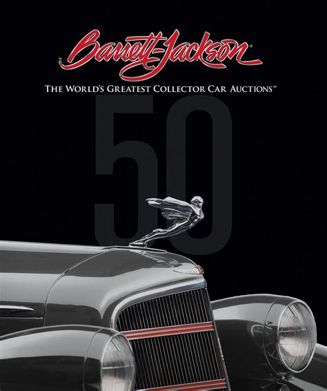 50th Anniversary Coffee Table Book Barrett Jackson